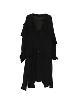 Yohji Yamamoto Layered Detail Coat