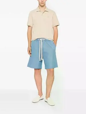 Sandro Monogram-patch Polo Shirt