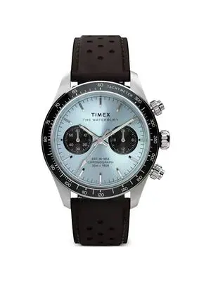 TIMEX Waterbury Heritage Chronograph Watch - Blue