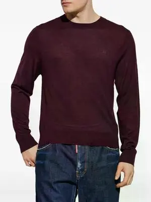 Dsquared2 Logo-embroidered Wool T-shirt