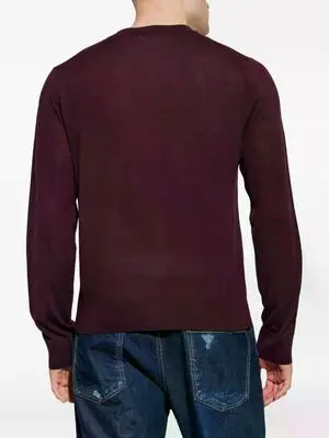 Dsquared2 Logo-embroidered Wool T-shirt