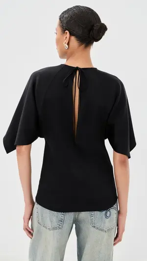 Stella McCartney Handkerchief Satin Top