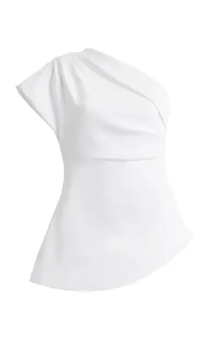 THE GARMENT Glam Asymmetrical T-shirt - Ivory