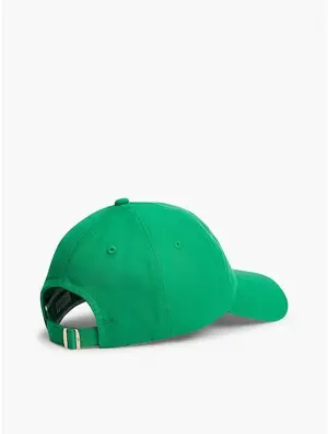 Tommy Hilfiger Embroidered Script Monogram Baseball Cap - Spring Emerald