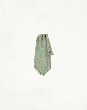 Valentino Garavani Silk Ascot With Pointy Motif