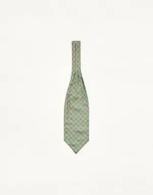 Valentino Garavani Silk Ascot With Pointy Motif