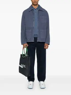 A.p.c. Denim Jacket With A Worn Effect