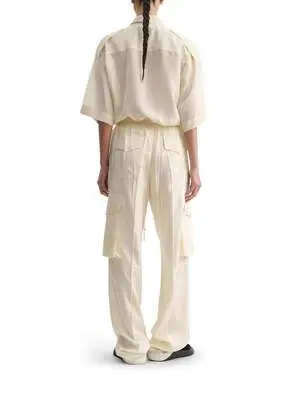 Phoebe Philo Silk Cargo Pants