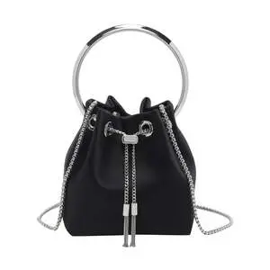 JIMMY CHOO Bon Bon" Bucket Bag - Black