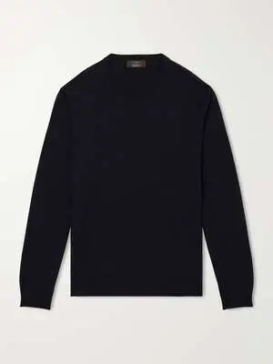 SLOWEAR Wool-blend Sweater - Navy