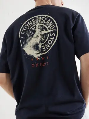 Stone Island Logo-print Cotton-jersey T-shirt