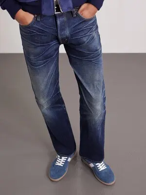 TOM FORD Archer Suede Sneakers - Blue