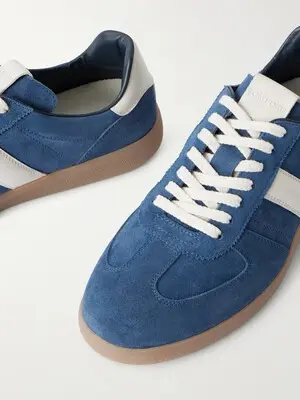 TOM FORD Archer Suede Sneakers - Blue