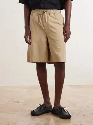 Loewe Straight-leg Cotton Drawstring Shorts