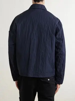 Stone Island Garment-dyed Waxed Shell Jacket
