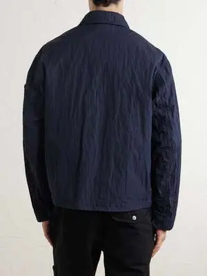 Stone Island Garment-dyed Waxed Shell Jacket