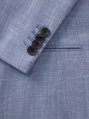 Mr P. Wool, Silk And Linen-blend Suit Jacket