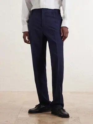Paul Smith Straight-leg Wool-blend Seersucker Suit Trousers