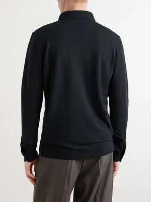 SLOWEAR Slim-fit Flexwool Polo Shirt