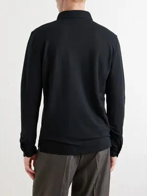 SLOWEAR Slim-fit Flexwool Polo Shirt