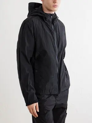 Stone Island Reversible Knitted Cotton-blend Shell Jacket