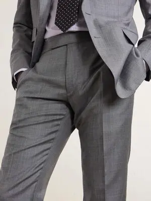 TOM FORD Shelton Straight-leg Wool-twill Suit Trousers