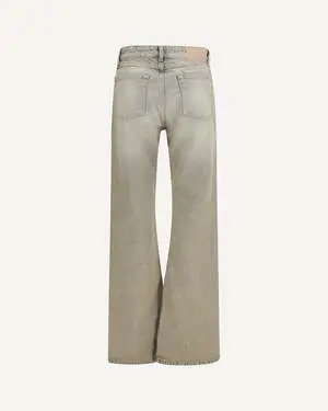 Our Legacy Straight-leg Denim Jeans - Grey