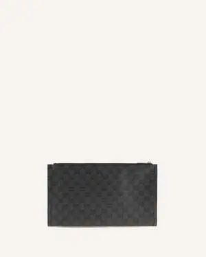 Gucci Essence Classic Large Pouch In Gg Canvas