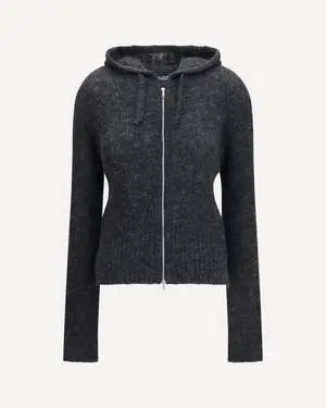 Our Legacy Alpaca-blend Zip-up Hoodie - Grey
