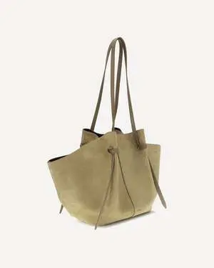 Yuzefi Suede Leather Shoulder Bag