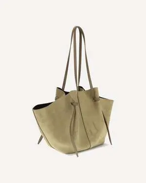 Yuzefi Suede Leather Shoulder Bag