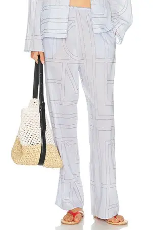 TOTEME Monogram Cotton Blend Pj Pant