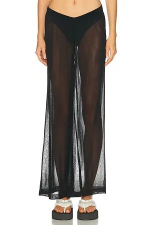 TROPIC OF C Sheer Palazzo Pant