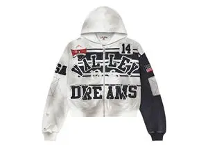 VALE FOREVER Collage Zip Up Hoodie - Mono