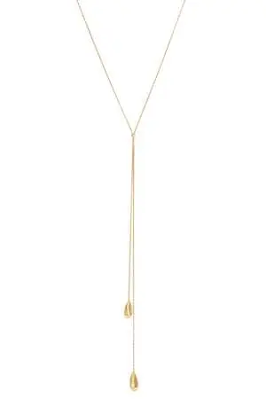 Isabel Marant Étoile Long Necklace In Metallic Gold