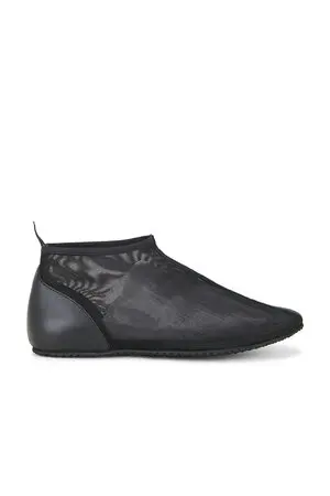 Gimaguas Mesh Bailarina Boot Flat - Black