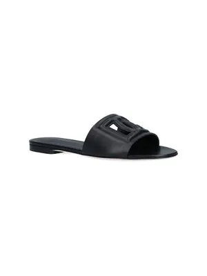 Dolce & Gabbana Leather Sandals "dg