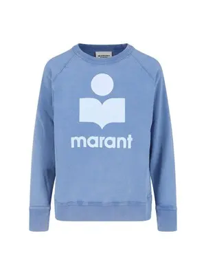 Isabel Marant Étoile Isabel Marant Étoile "Milly" Cotton Sweatshirt Blue