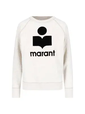 Isabel Marant Étoile Isabel Marant Étoile "Milly" Cotton Sweatshirt Gray