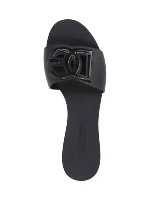 Dolce & Gabbana Sandals "dg - Black