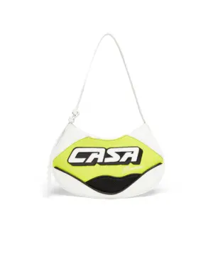 Casablanca Green Slim Biker Bag By