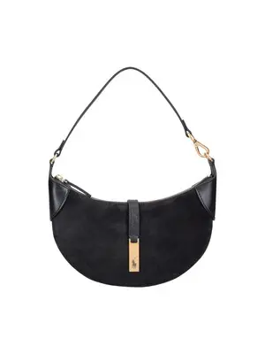 Polo Ralph Lauren Shoulder Bag "polo Id - Black