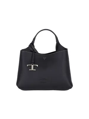 TOD'S Micro Logo Bag - Black