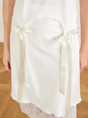 Simone Rocha Bow Detailed Jersey T-shirt
