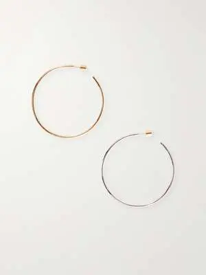 JENNIFER FISHER Thread Hoop Earrings