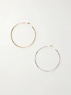 JENNIFER FISHER Thread Hoop Earrings - Multi