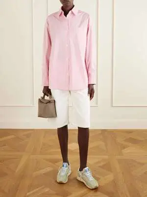 GOLDEN GOOSE Running Marathon Suede-trimmed Shell Sneakers