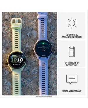 GARMIN Forerunner 70 43mm Smartwatch - White --