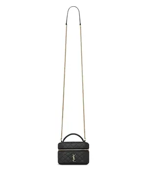 Saint Laurent Gaby Micro Vanity Bag - Black