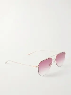 Barton Perreira Mcnair Aviator Sunglasses
